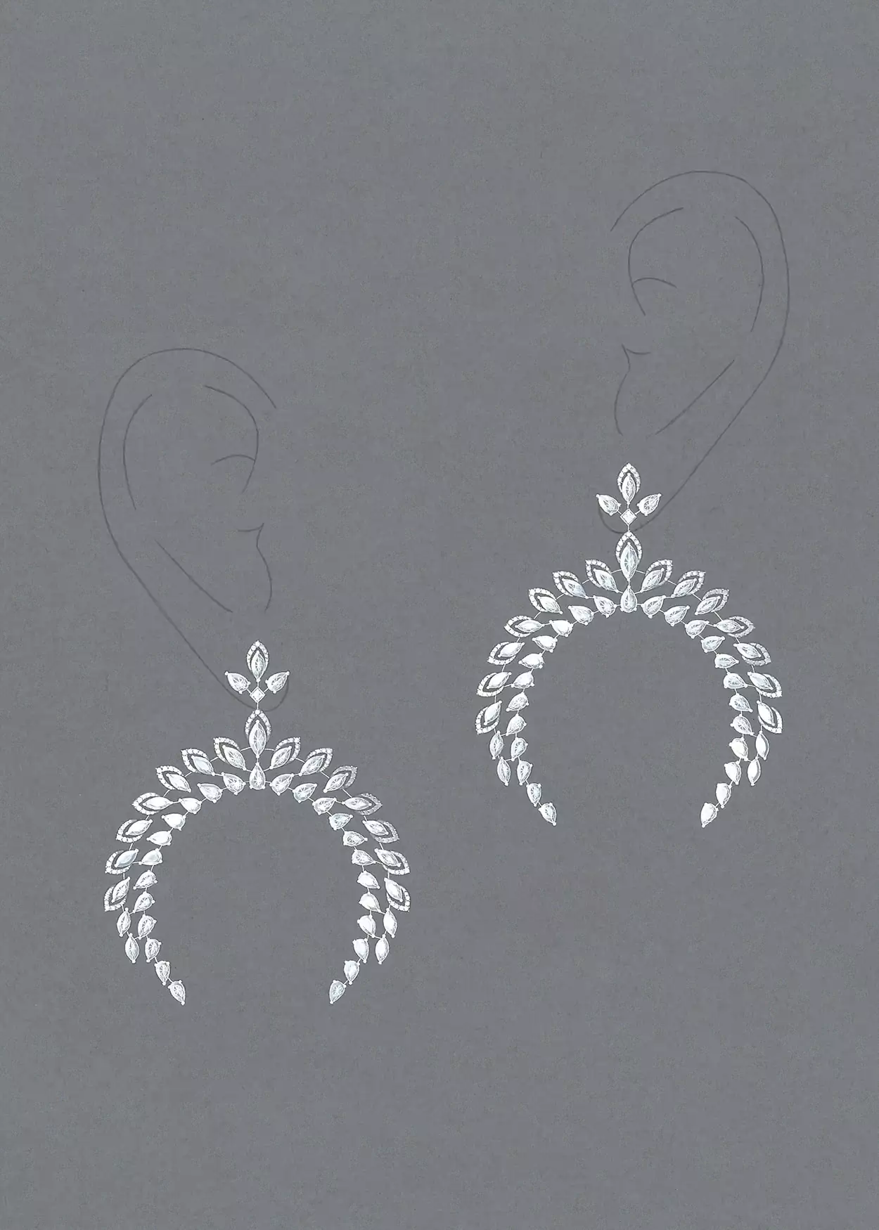 Messika High Jewelry - Wild Moon Earrings
